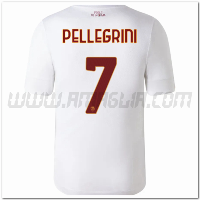 Maglia AS Roma PELLEGRINI #7 Seconda 2022-23 Ottima Qualit脿