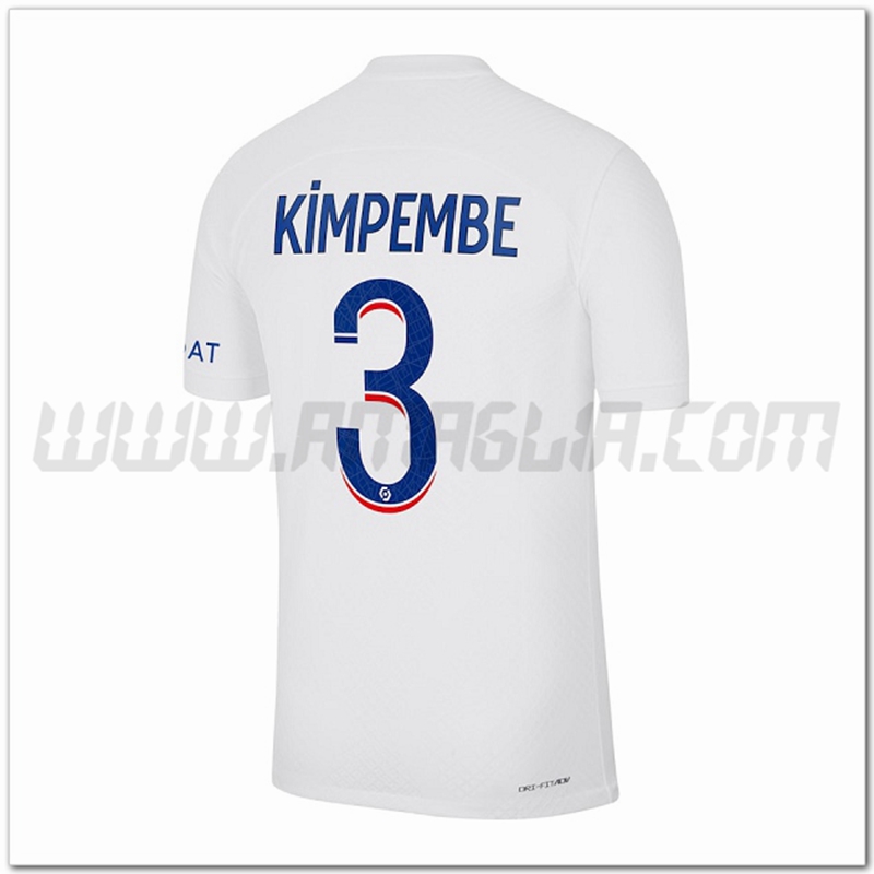 Terza Maglia KIMPEMBE #3 Paris PSG 2022 2023 [12223Number-508] - €28.00 ...
