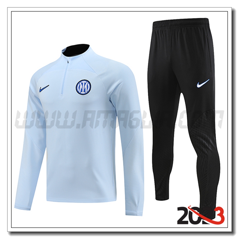 Tuta Allenamento Inter Milan Azzurro 2023/24 Thailandia Economiche