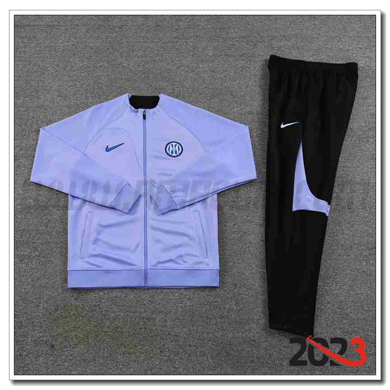 Tuta Allenamento Giacca Inter Milan viola 2023/24 Thailandia Economiche