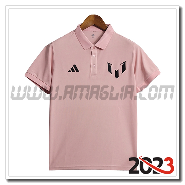 Maglia Polo Inter Miami CF Rosa 2023 2024 Scontate Thailandia