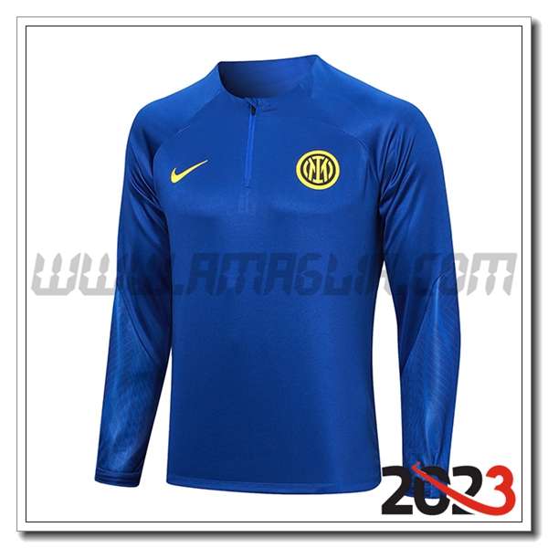 Felpa Allenamento Inter Milan Bianco 2023-24 Thailandia Economiche