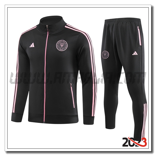 Tuta Calcio Giacca Inter Miami CF Nero 2023/24 Thailandia Economiche
